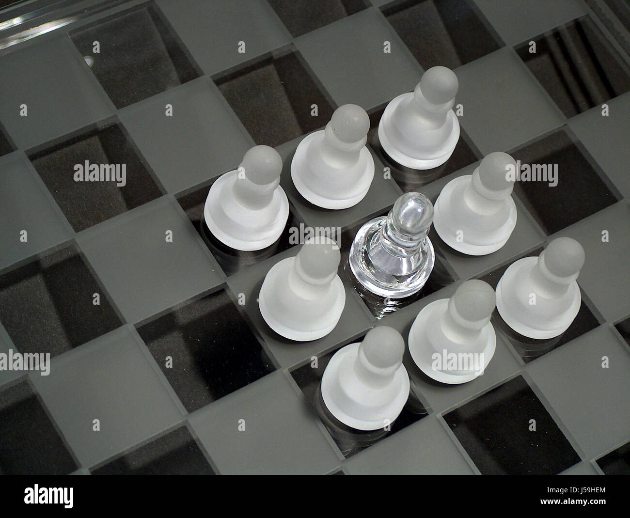 glass chess - bauer circle Stock Photo - Alamy