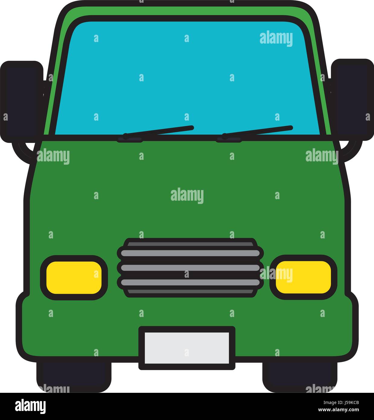 Van single Stock Vector Images - Alamy