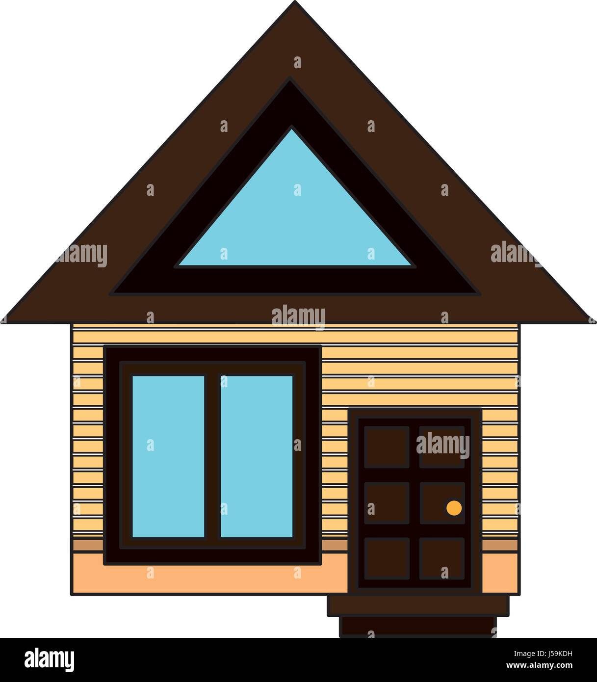 exterior house isolated icon Stock Vector Image & Art - Alamy