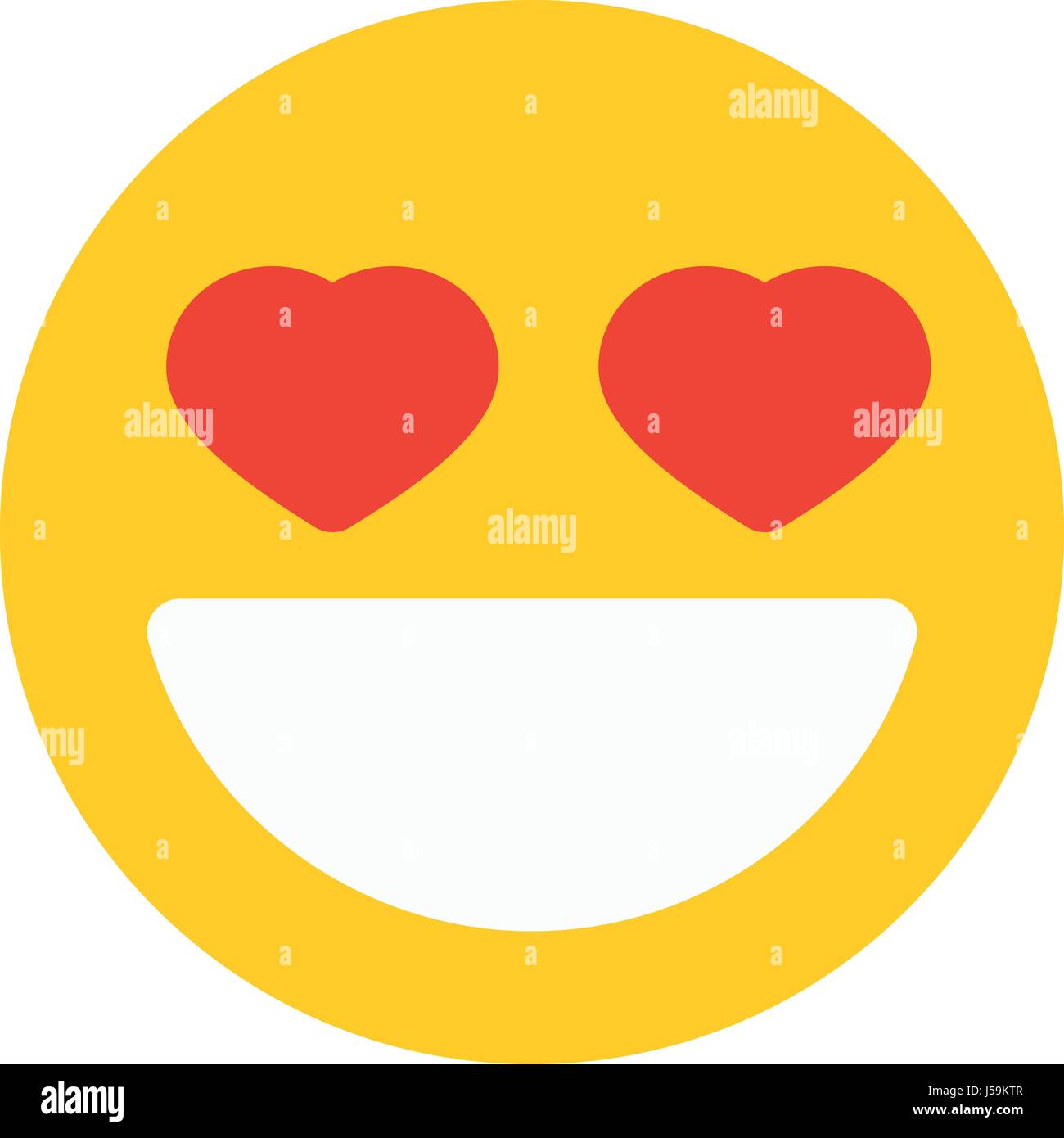Fall in love emoji Stock Vector Images - Alamy