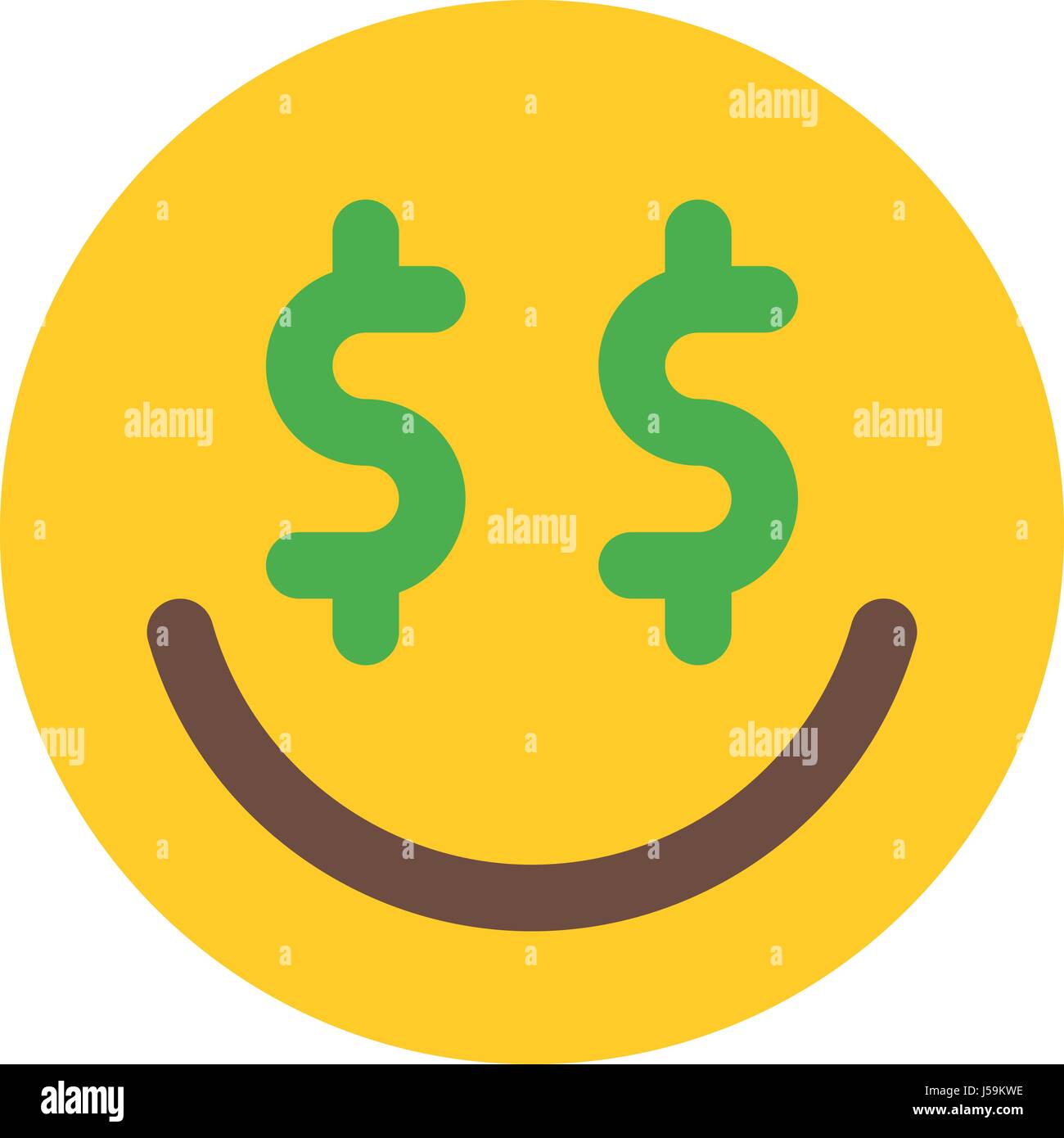 Greed face Stock Vector Images - Alamy