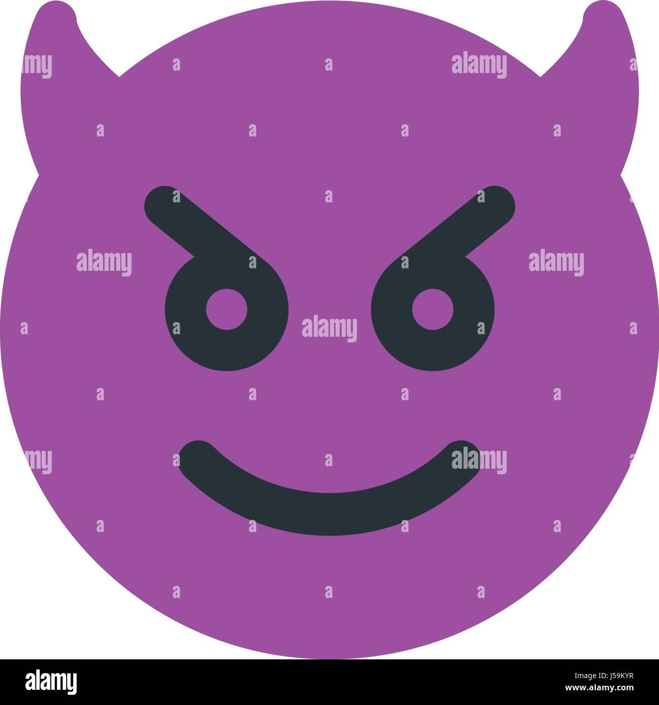 happy devil emoji Stock Vector Image & Art - Alamy