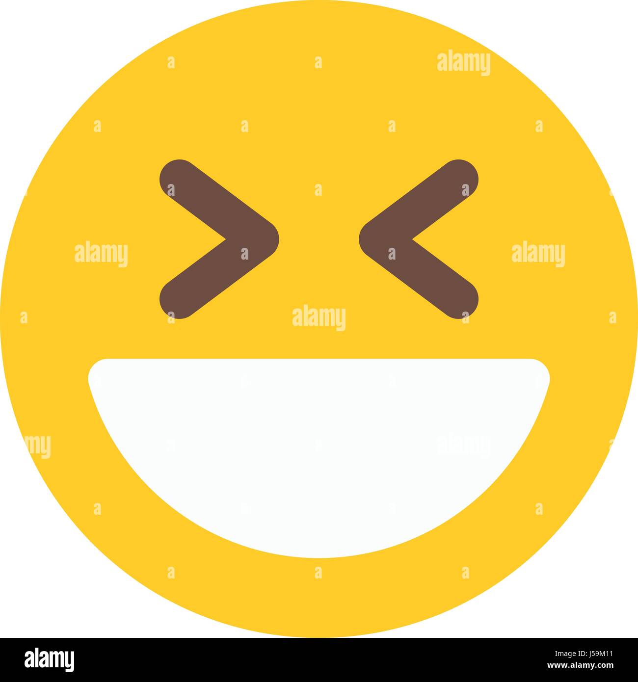 Emoticon laughing Stock Vector Images - Alamy