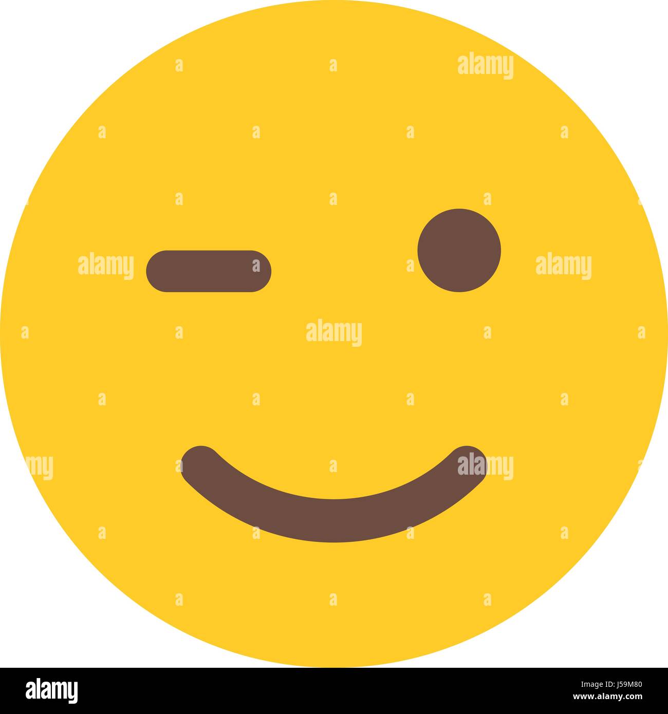 Winky face hi-res stock photography and images - Alamy