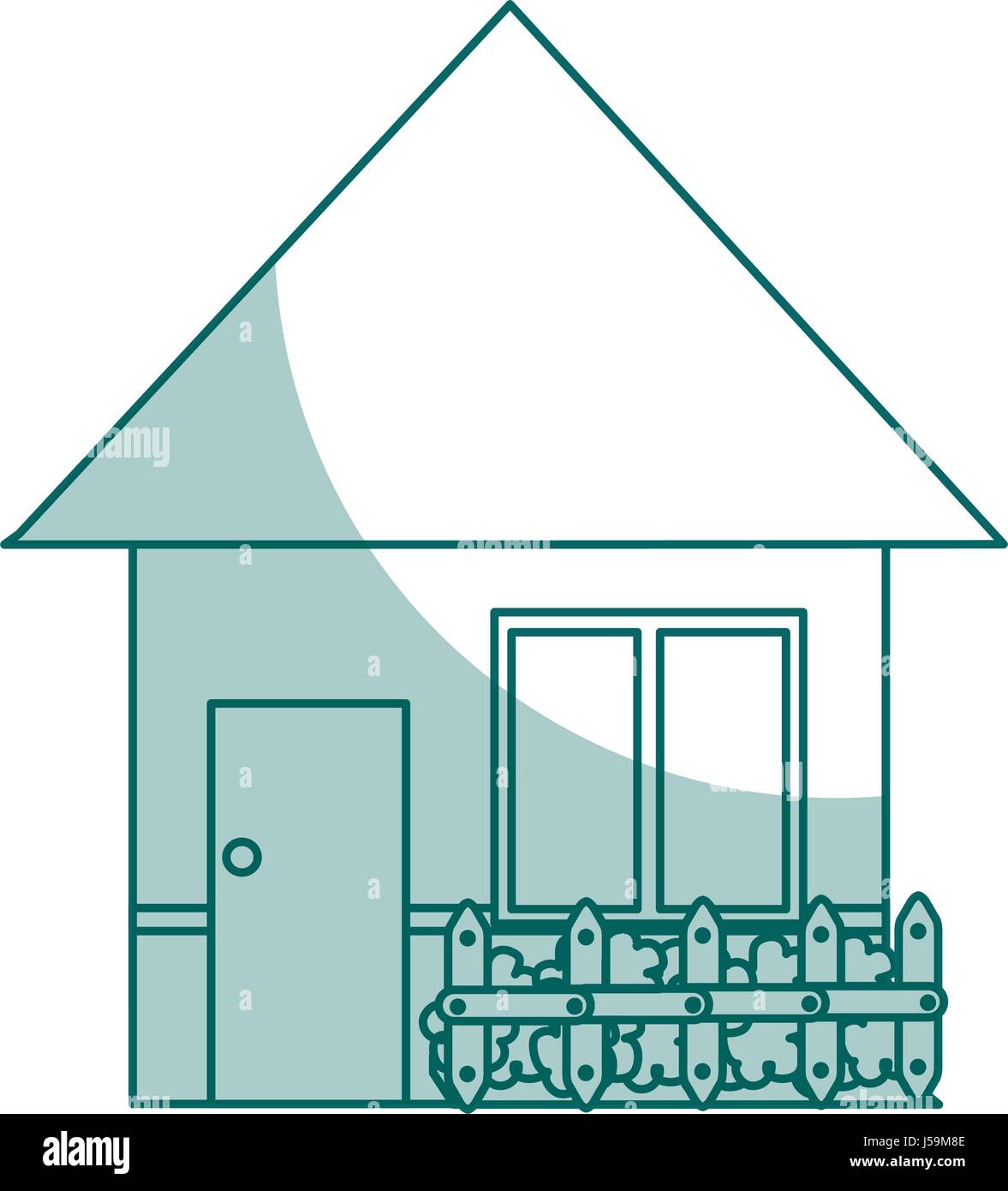 exterior house isolated icon Stock Vector Image & Art - Alamy