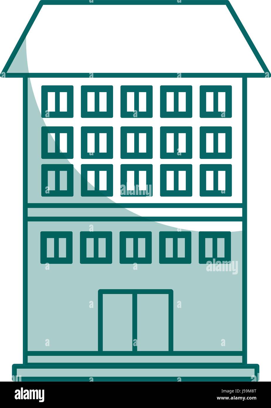 building exterior isolated icon Stock Vector Image & Art - Alamy