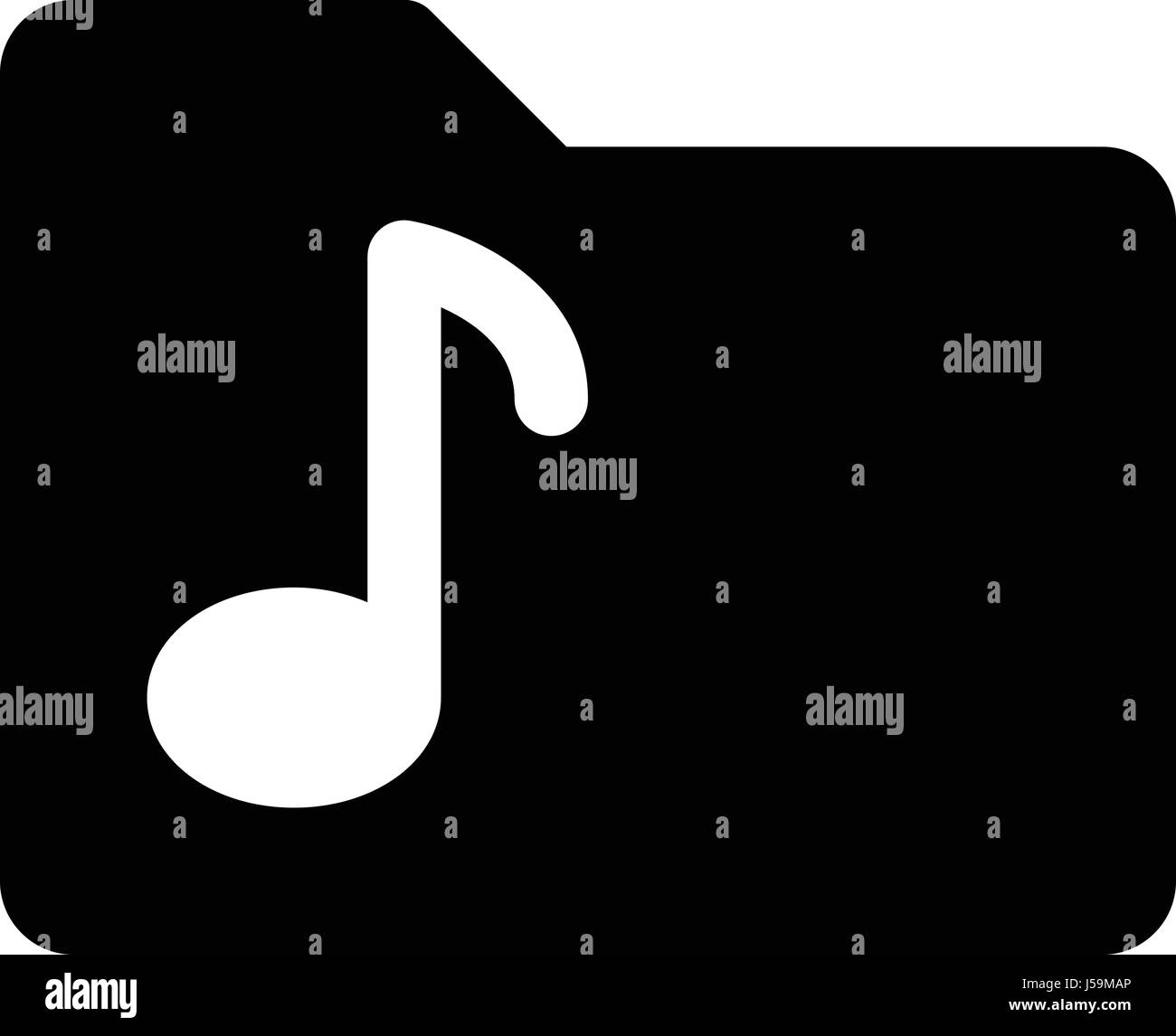 Audio folder Stock Vector Images - Alamy