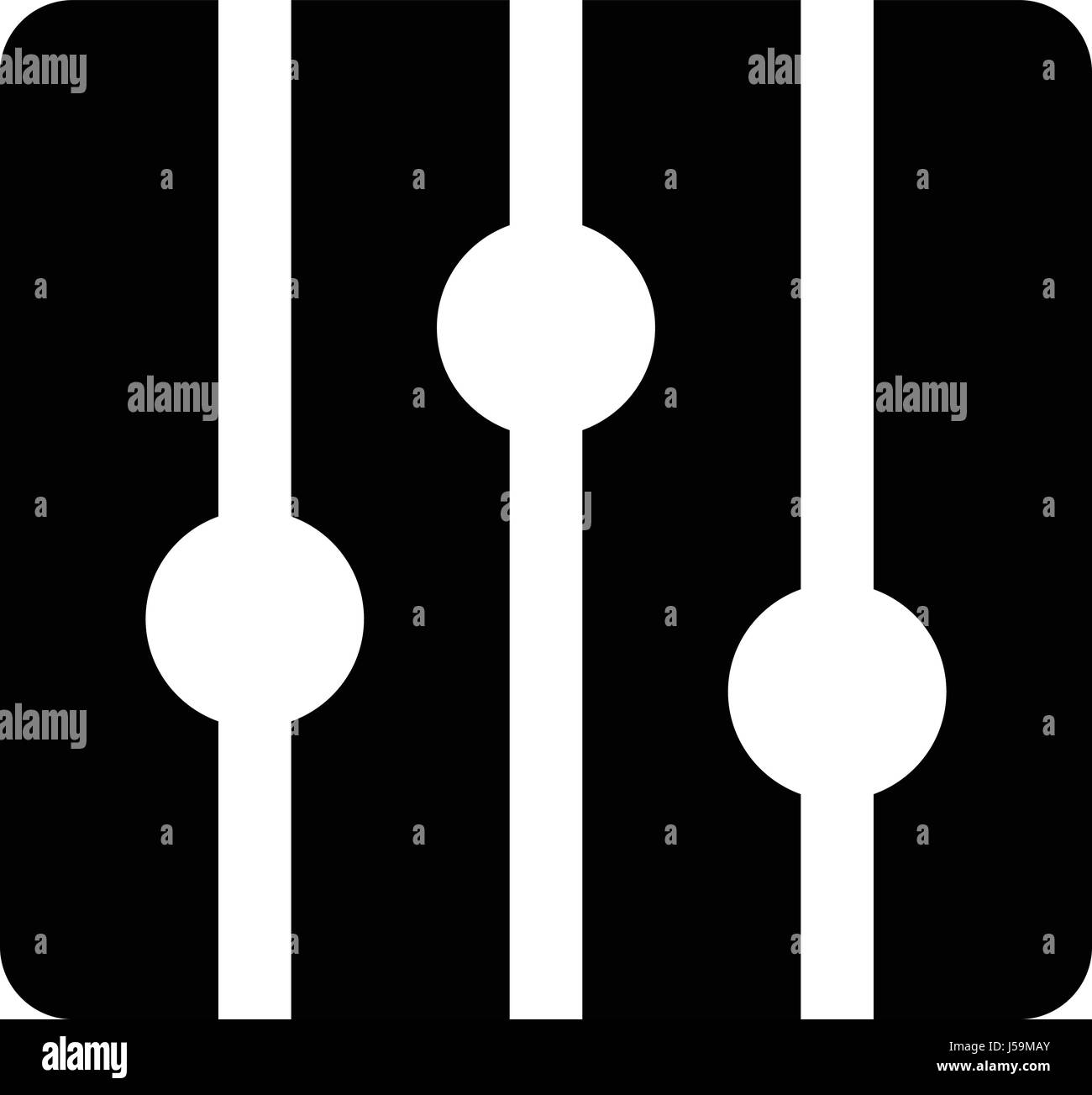 Audio configuration Stock Vector Images - Alamy