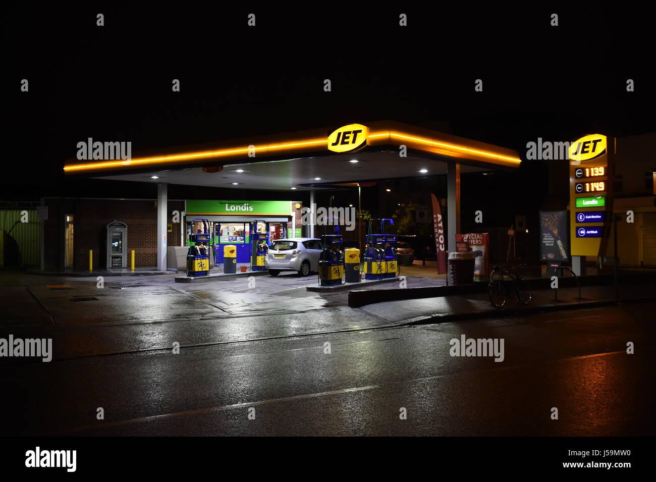A general view of the the Jet Petrol Station in Leyton High Road, east ...