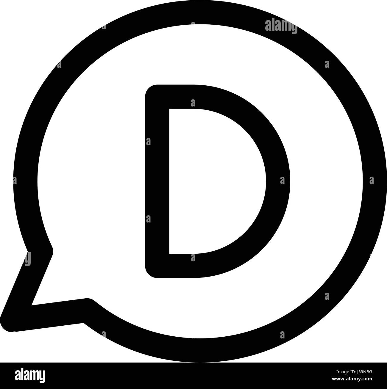 Disqus icon hi-res stock photography and images - Alamy