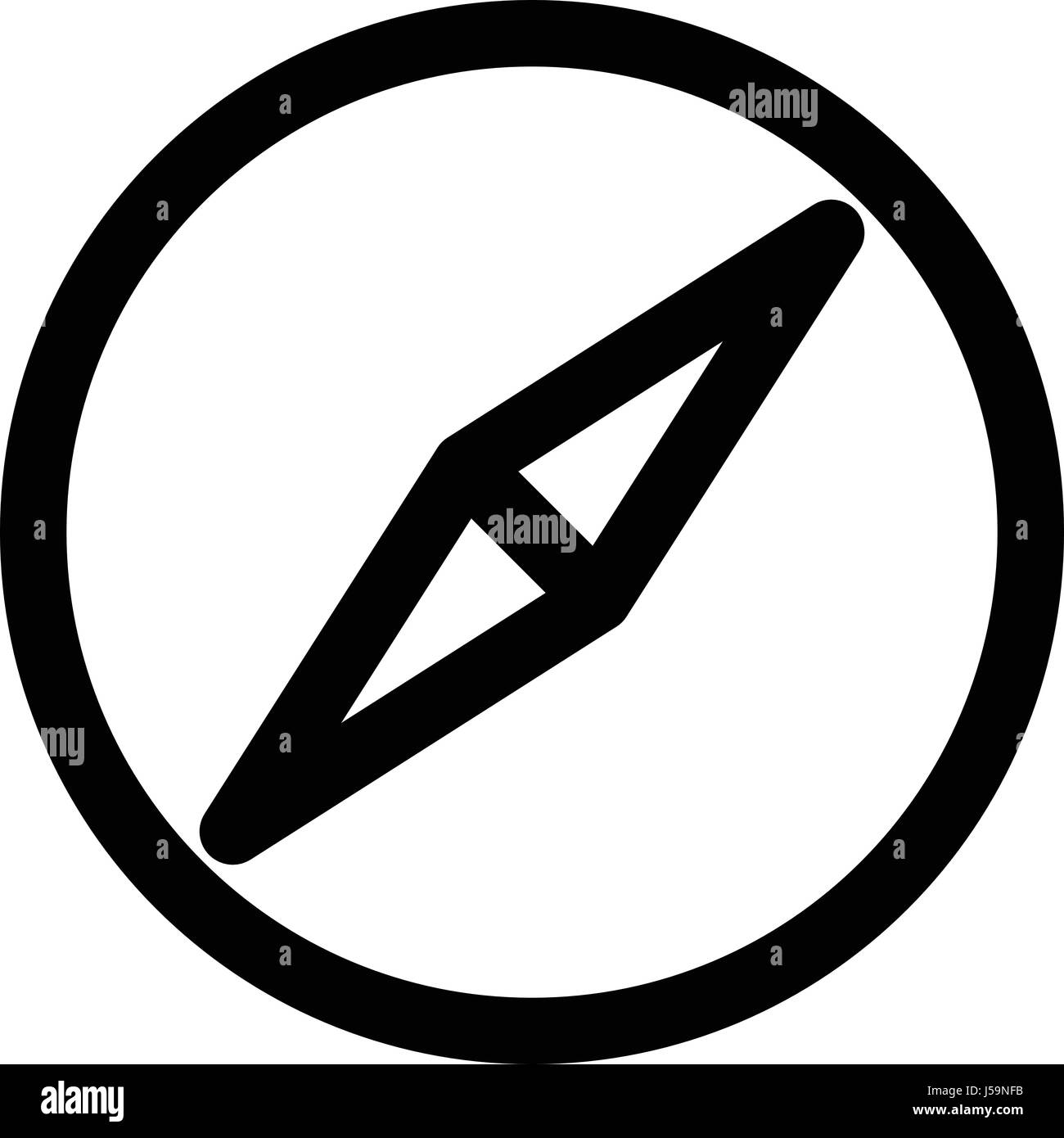 Icon web browser safari hi-res stock photography and images - Alamy