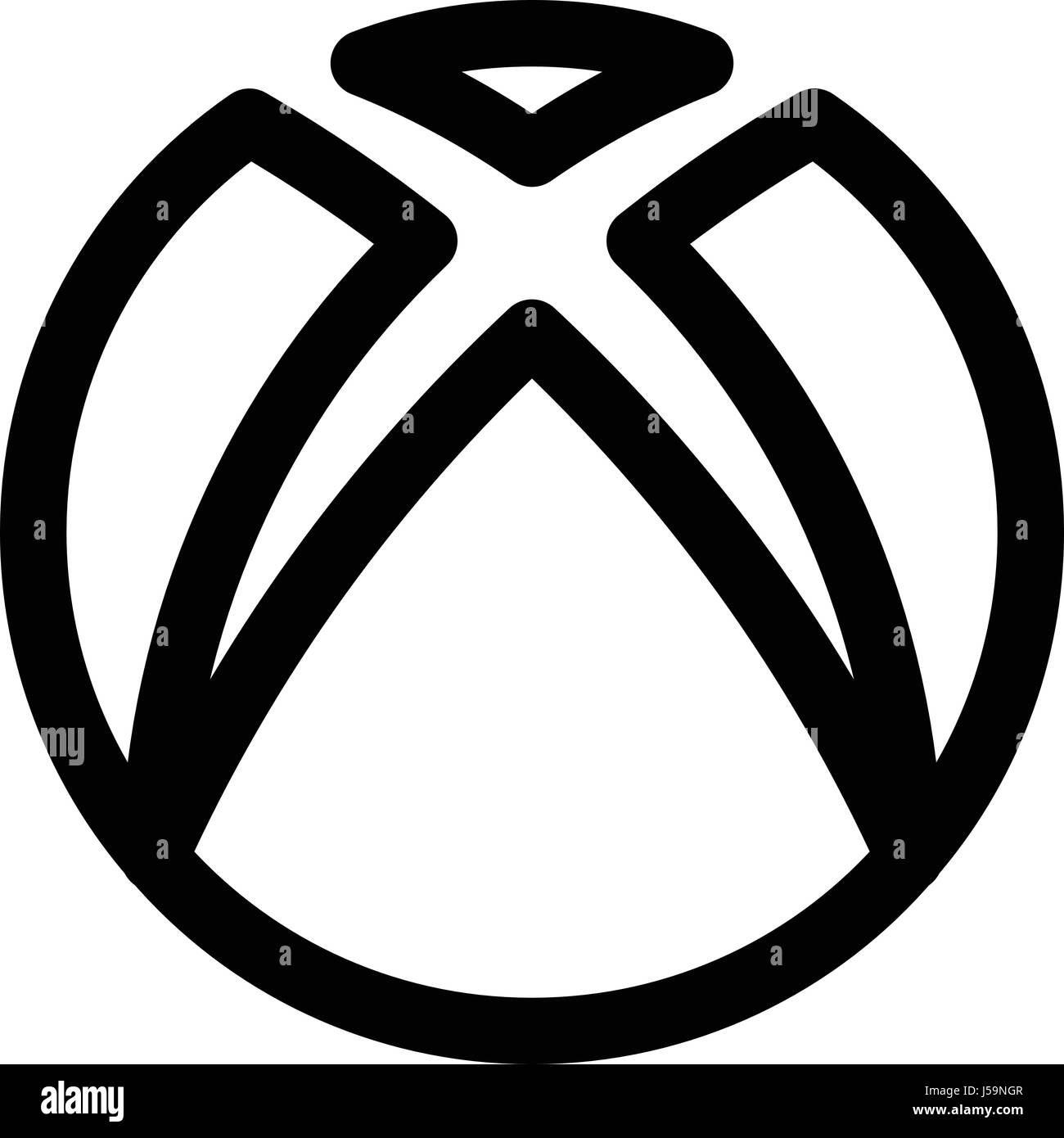 Xbox logo vector hi-res stock photography and images - Alamy