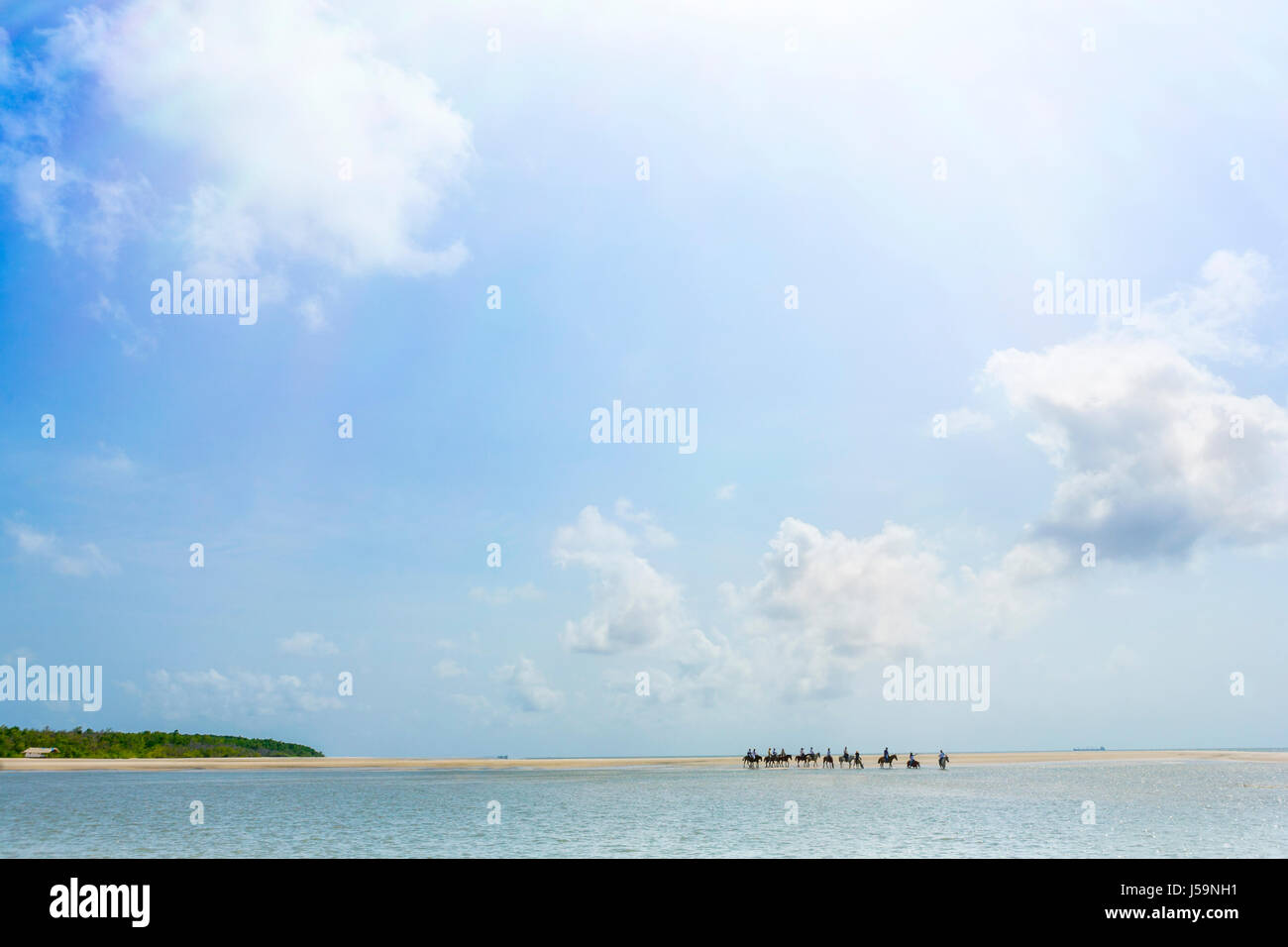 Beach near Soure on Marajo island, Brazilian Amazon Stock Photo - Alamy