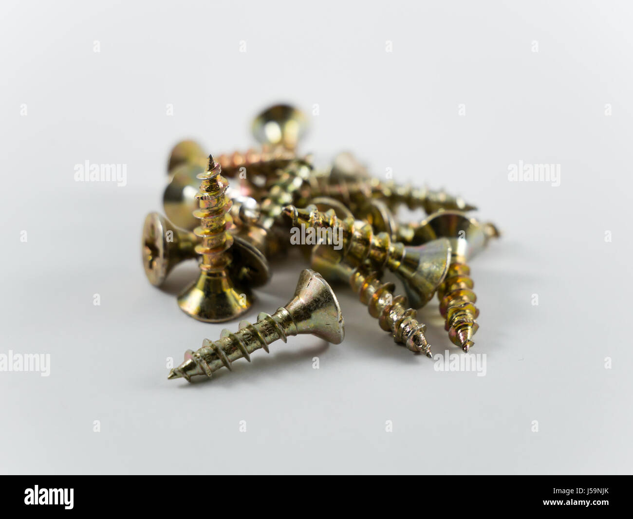Self tapping screws yellow screws hi-res stock photography and images ...