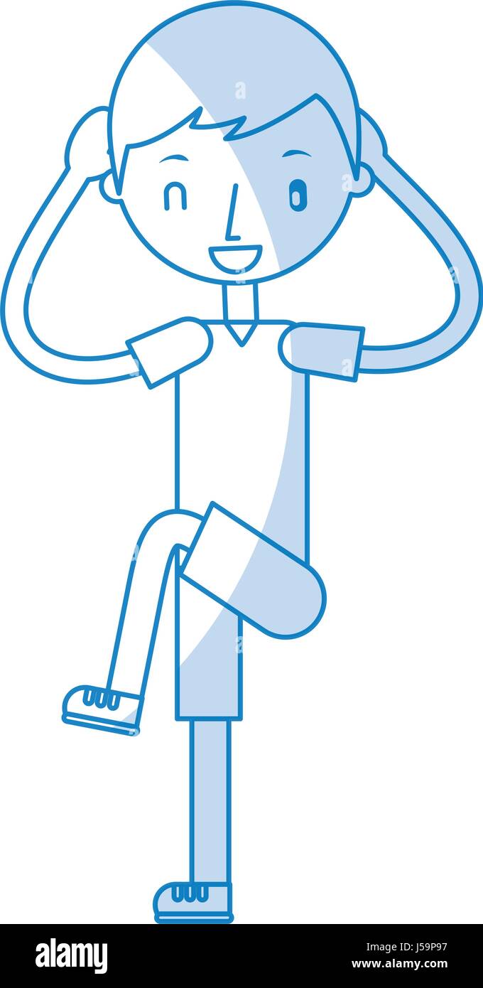 fitness boy exercising Stock Vector Image & Art - Alamy