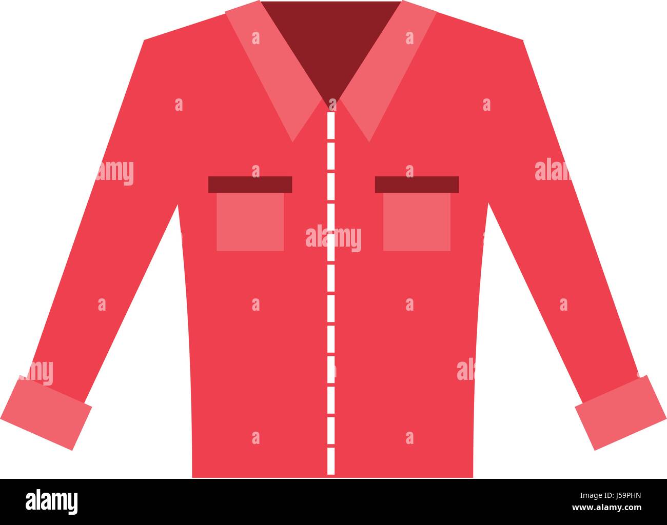 Long sleeved dress Stock Vector Images - Alamy