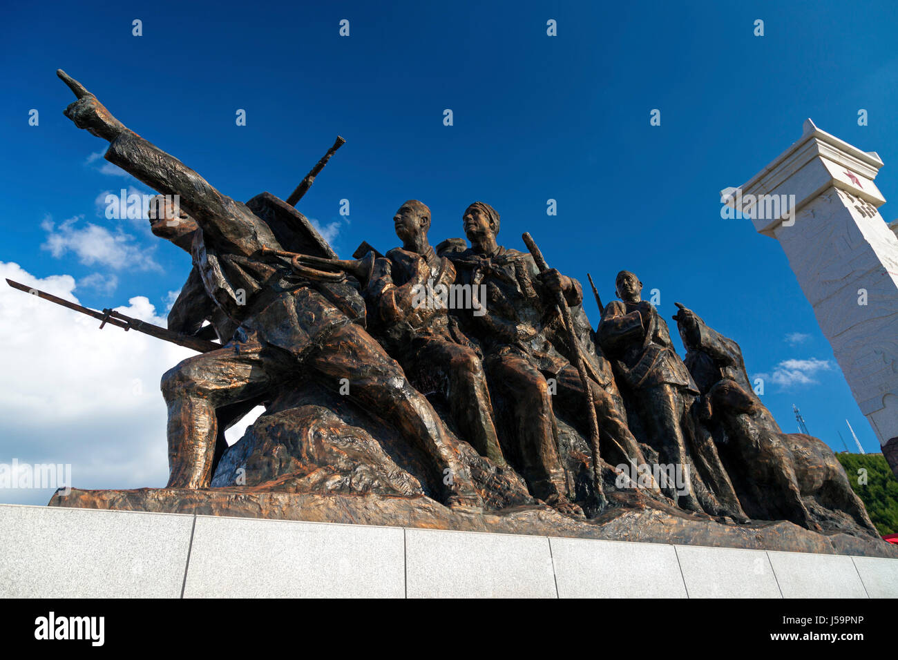 The Red Army Long March Museum on top of Liupan Mountains, Ningxia Hui ...