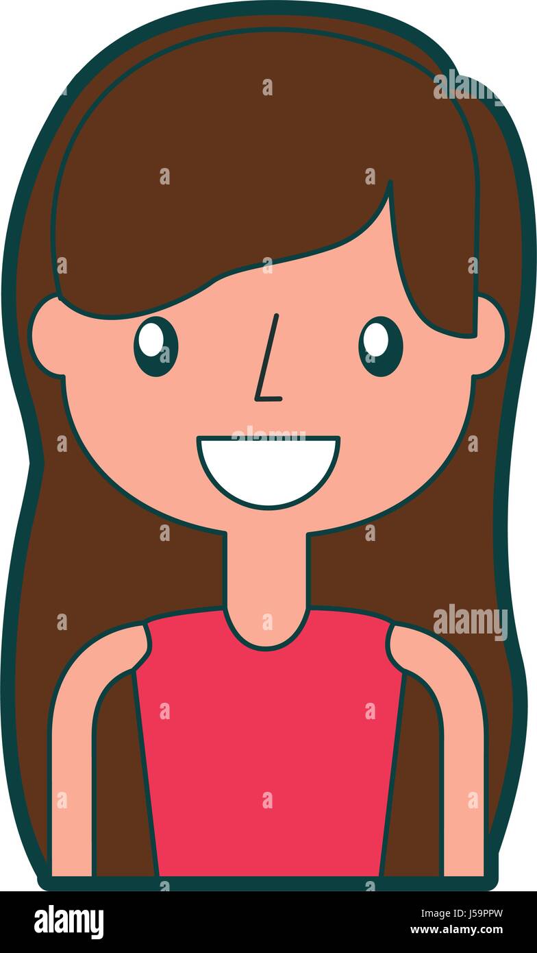 beautiful icon girl Stock Vector Image & Art - Alamy