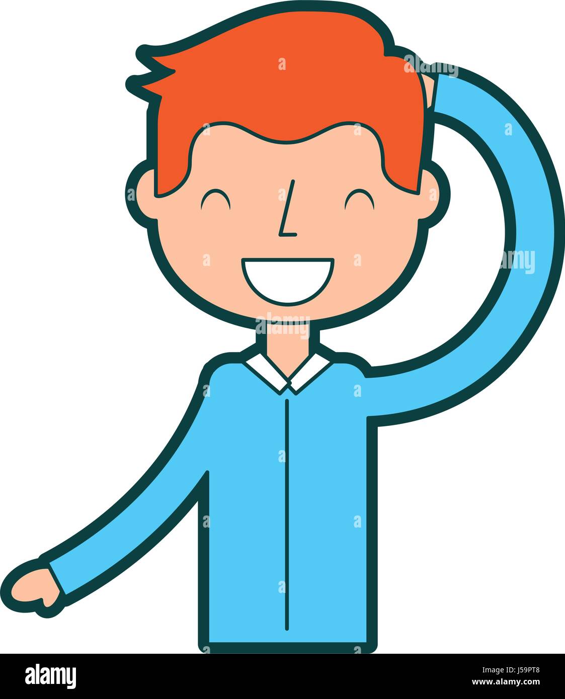smiling handsome icon boy Stock Vector Image & Art - Alamy