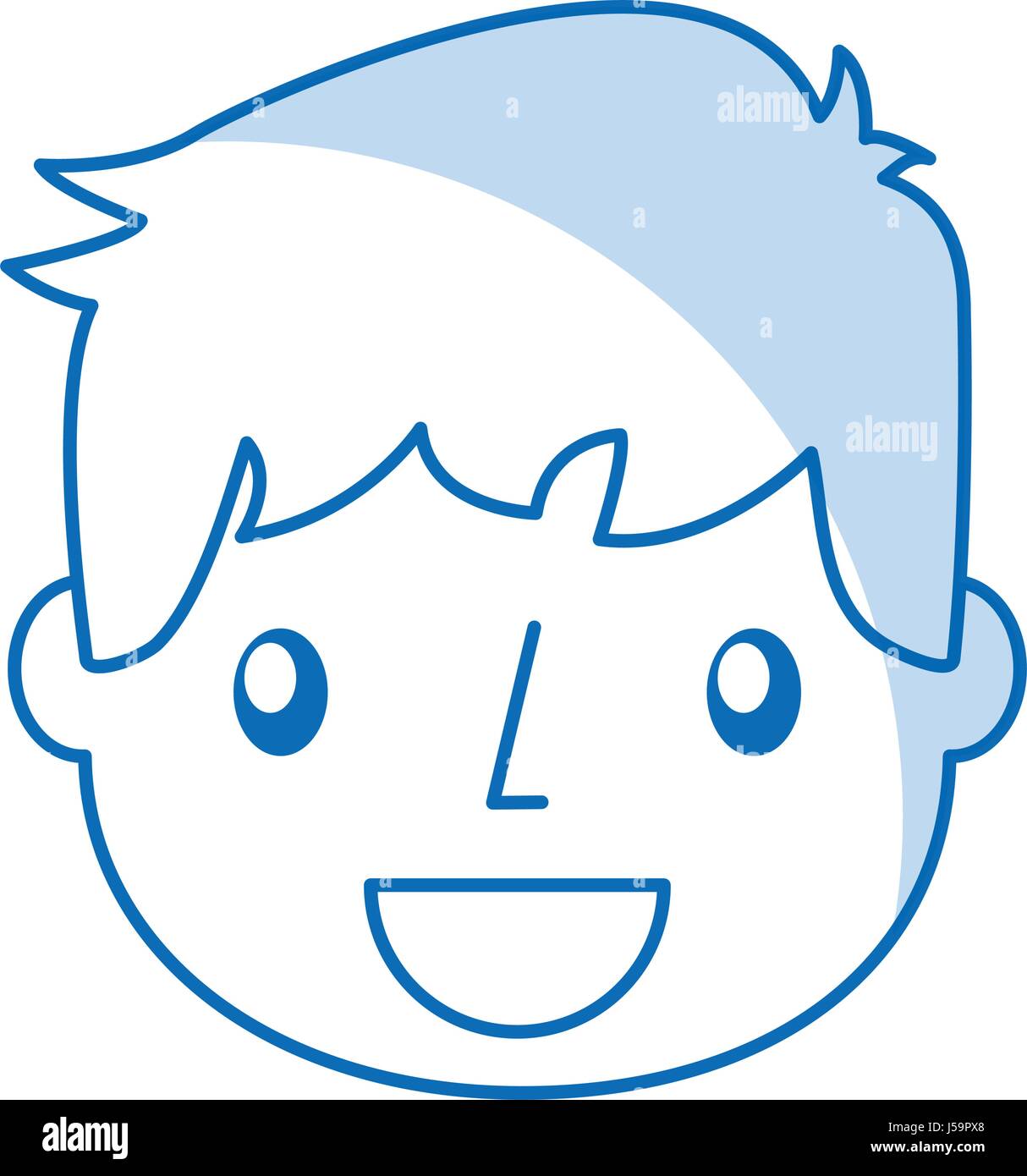 smiling handsome icon boy Stock Vector Image & Art - Alamy