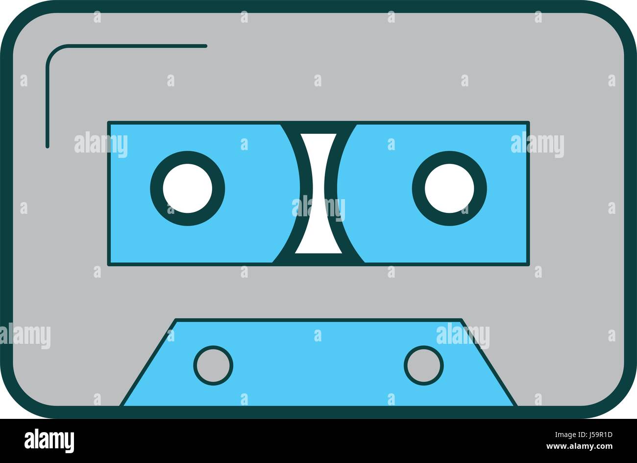 Blank audio tape Stock Vector Images - Alamy