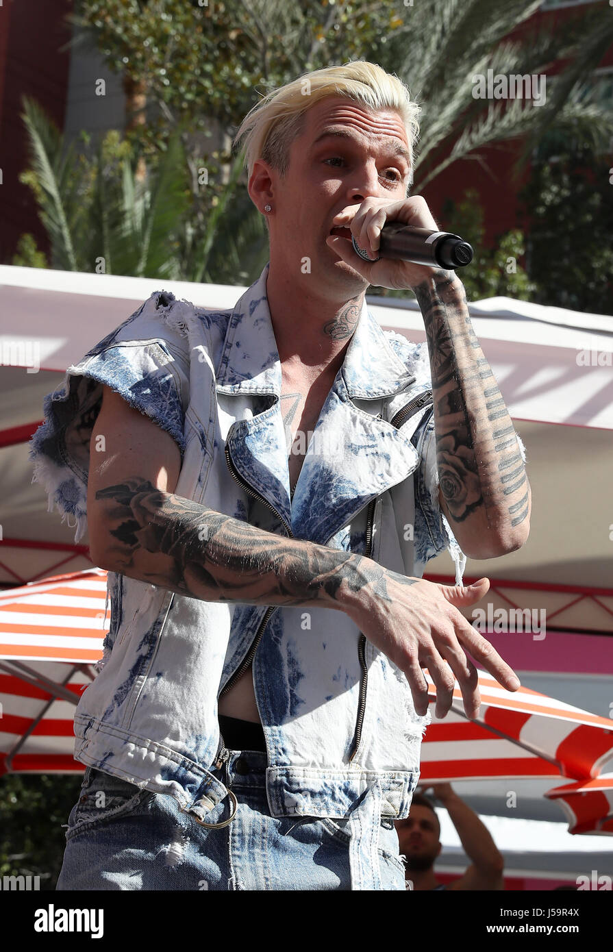 Multiplatinum selling recording artist Aaron Carter performs at ...