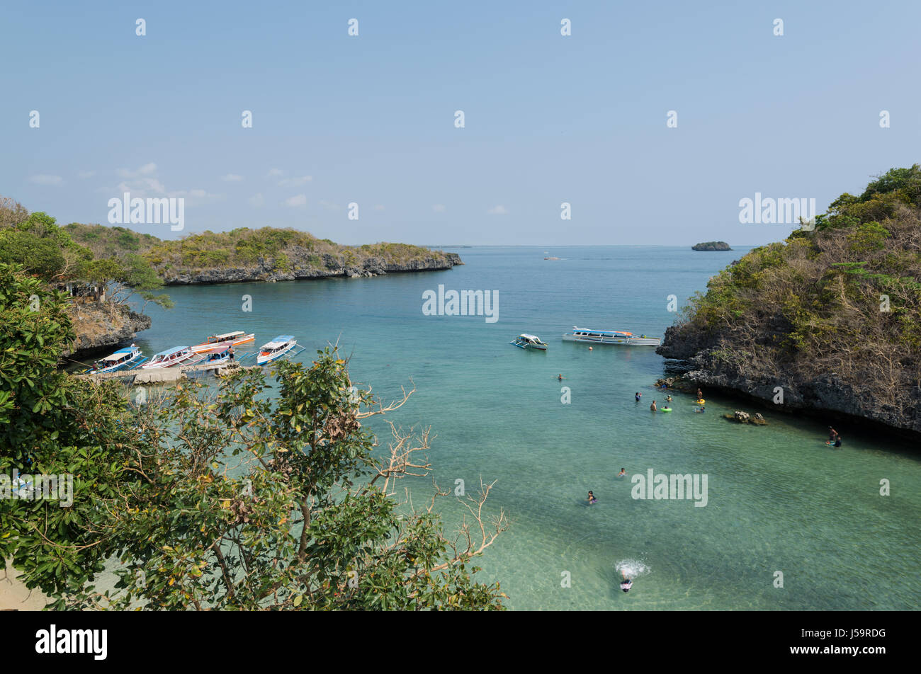 Quezon Island, Philippines - April 12, 2017: General view of the ...
