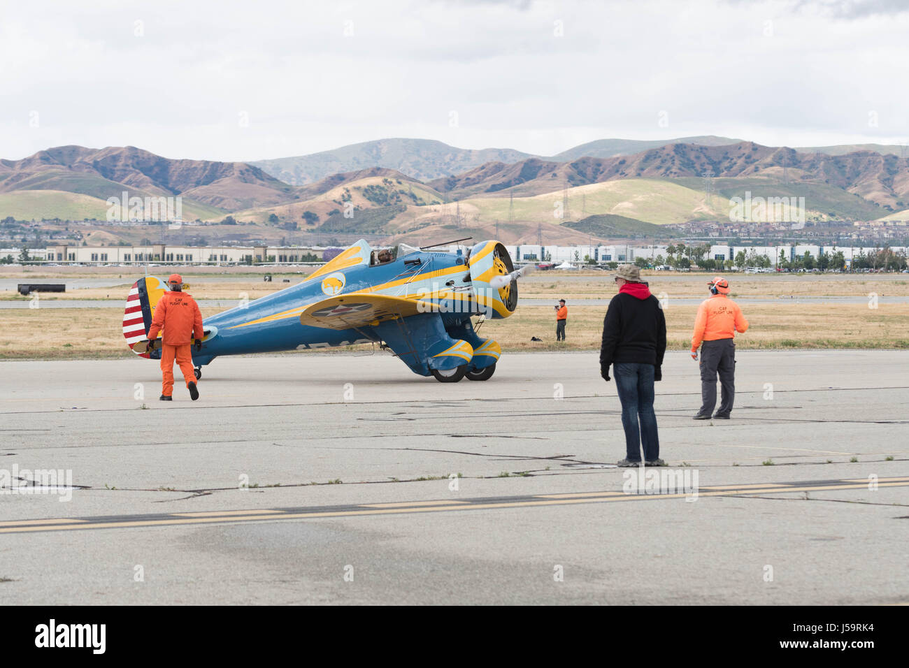 Boeing p 26 peashooter hi-res stock photography and images - Alamy