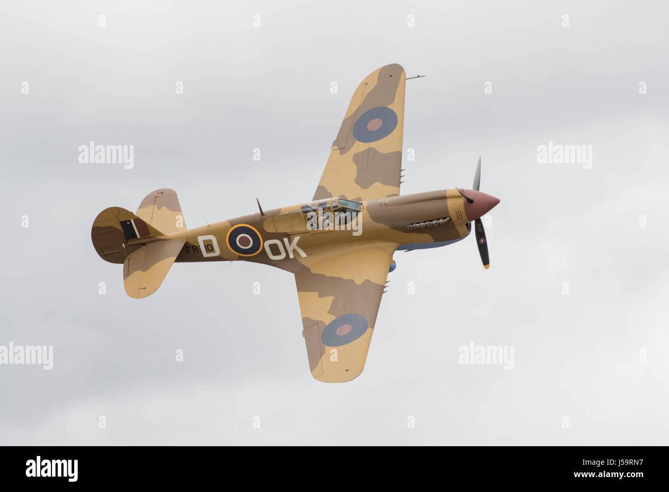 Chino, USA - May 7 2017: Supermarine Spitfire on display during Planes ...
