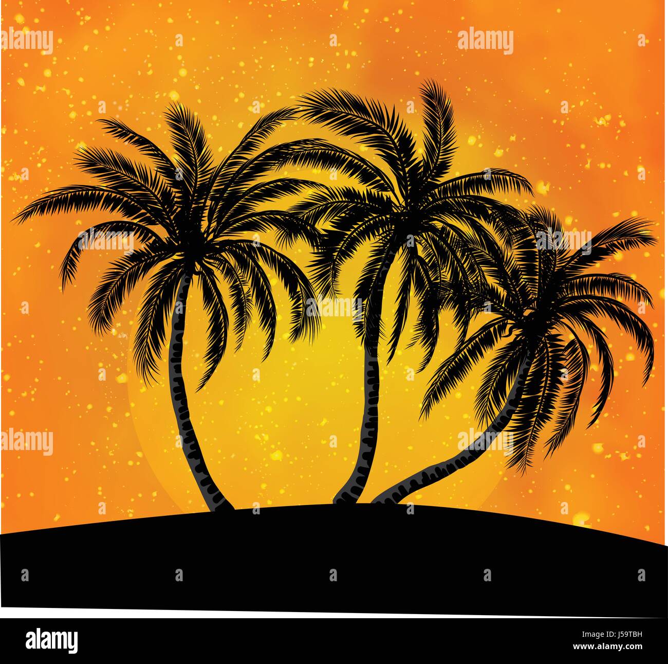 Orange tree building in Stock Vector Images - Alamy