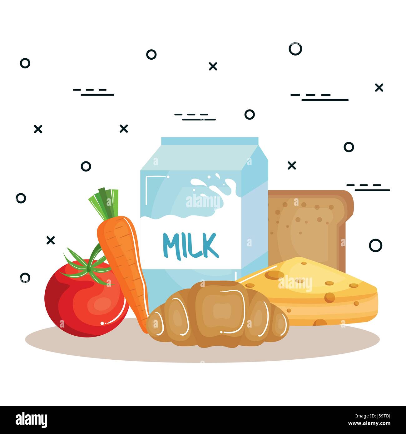 Healthy eating design Stock Vector Image & Art - Alamy