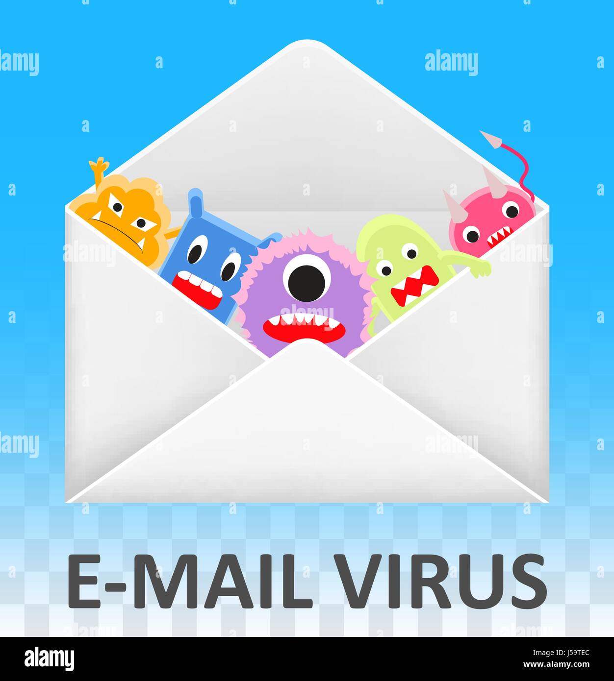 Check and envelope Stock Vector Images - Alamy