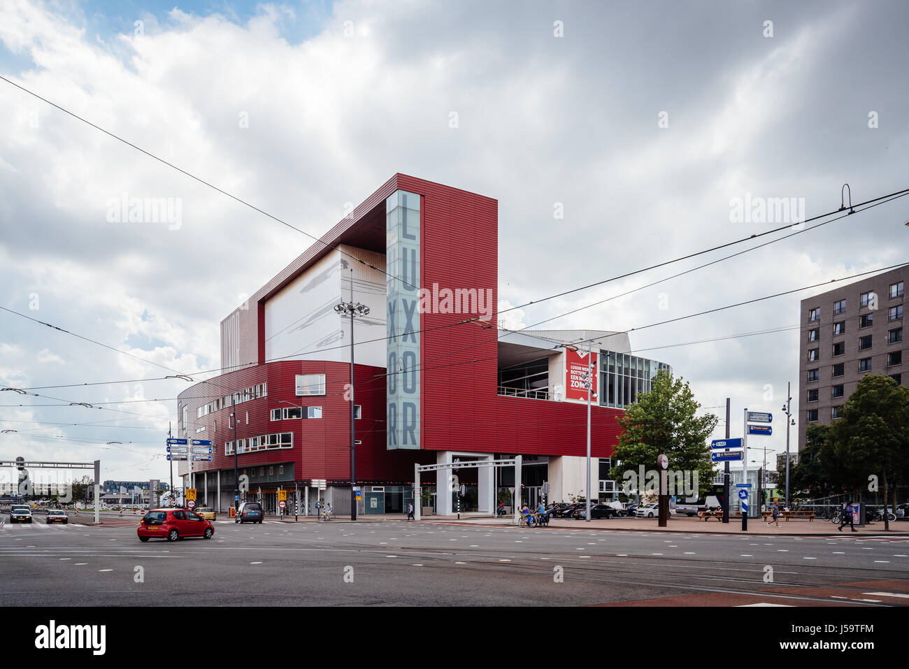 Rottedam, The Netherlands - August 6, 2016: Luxor Theater in Rotterdam ...