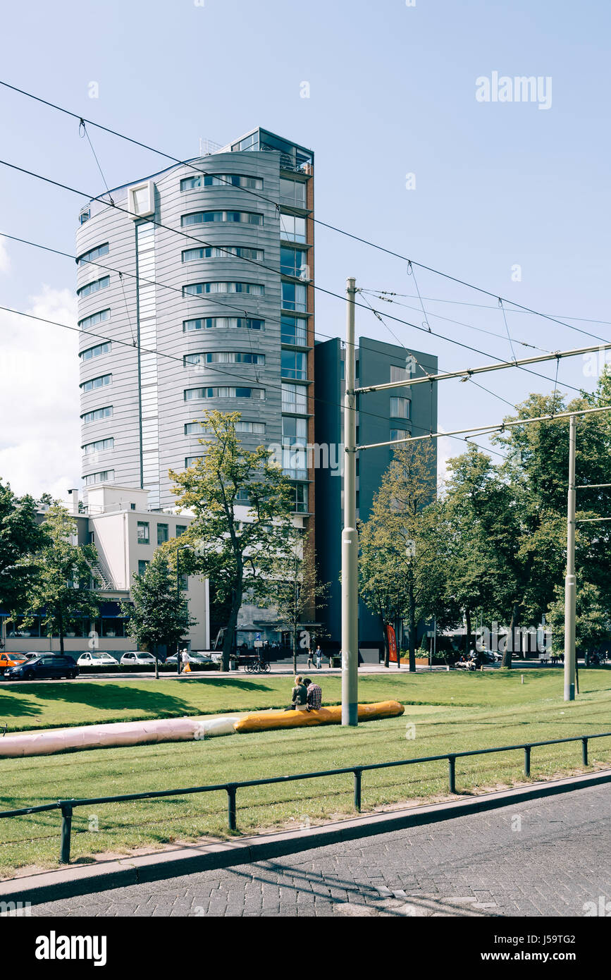 Rottedam, The Netherlands - August 6, 2016: Rotterdam cityscape with ...