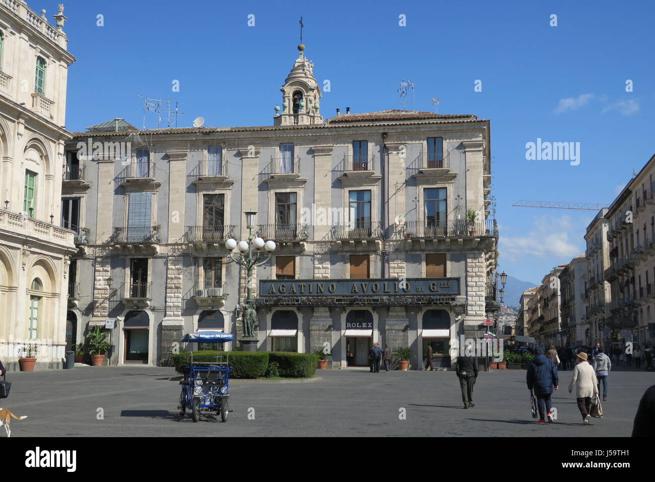 Catania is the capital of the Metropolitan City of Catania Stock Photo ...