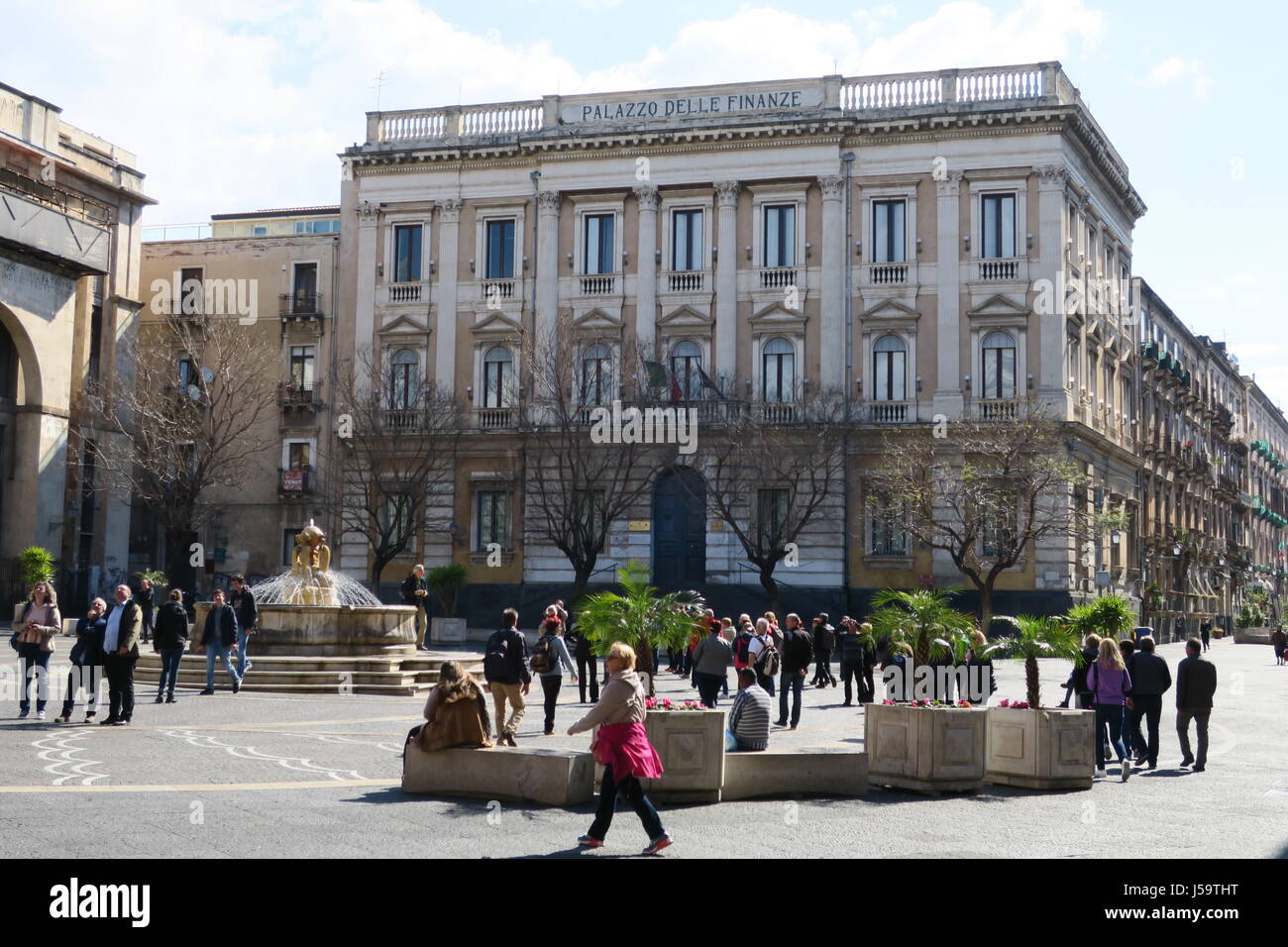Catania is the capital of the Metropolitan City of Catania Stock Photo ...