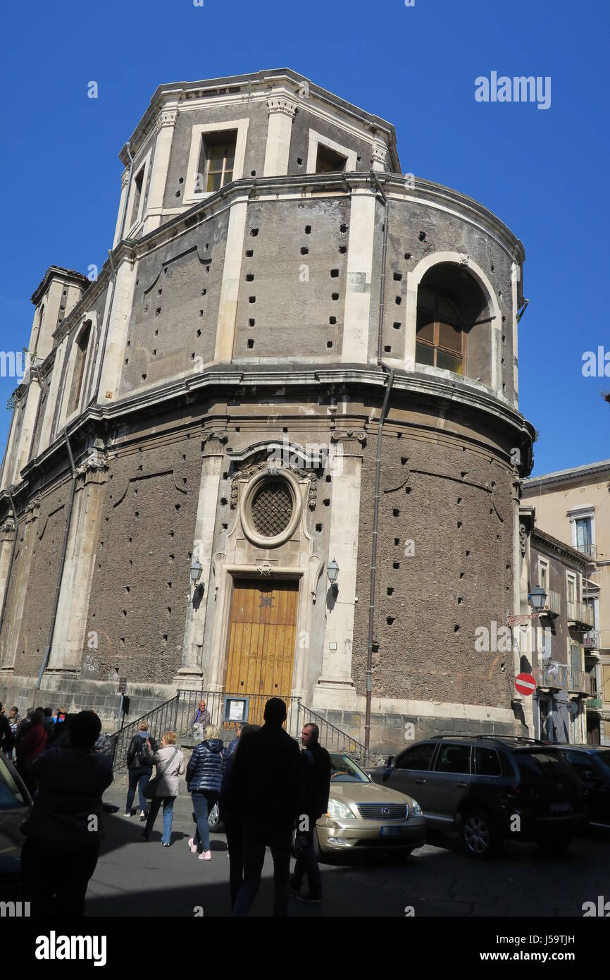 Catania is the capital of the Metropolitan City of Catania Stock Photo ...