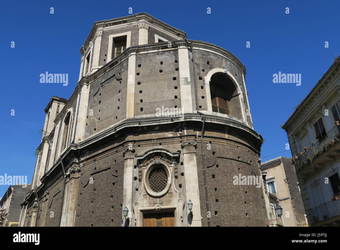 Catania is the capital of the Metropolitan City of Catania Stock Photo ...