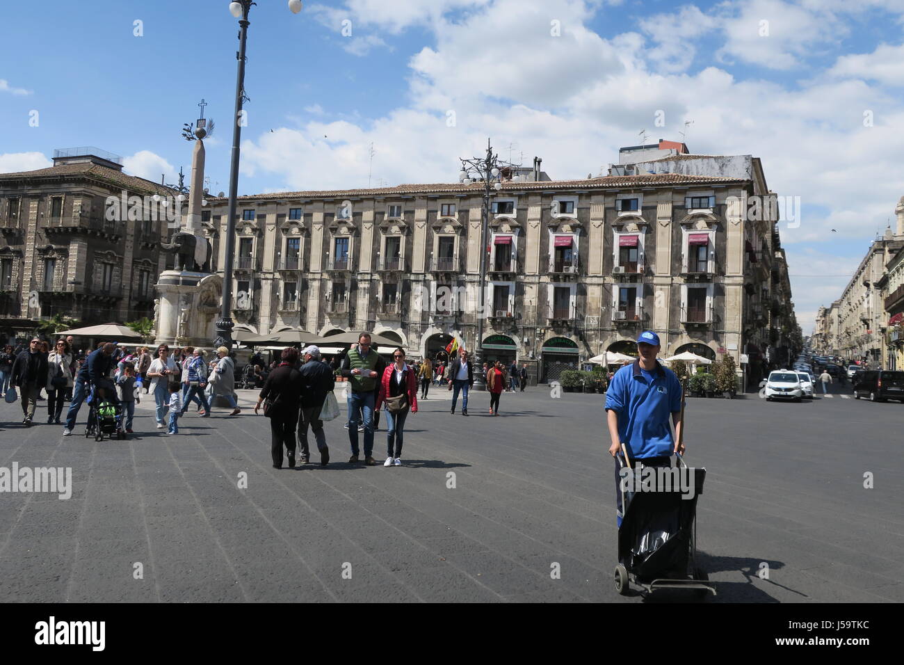 Catania is the capital of the Metropolitan City of Catania Stock Photo ...
