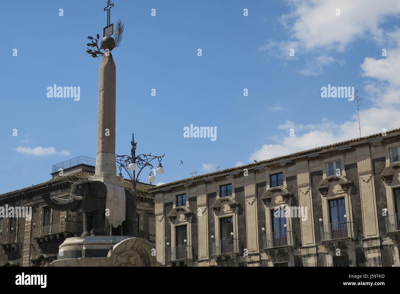 Catania is the capital of the Metropolitan City of Catania Stock Photo ...