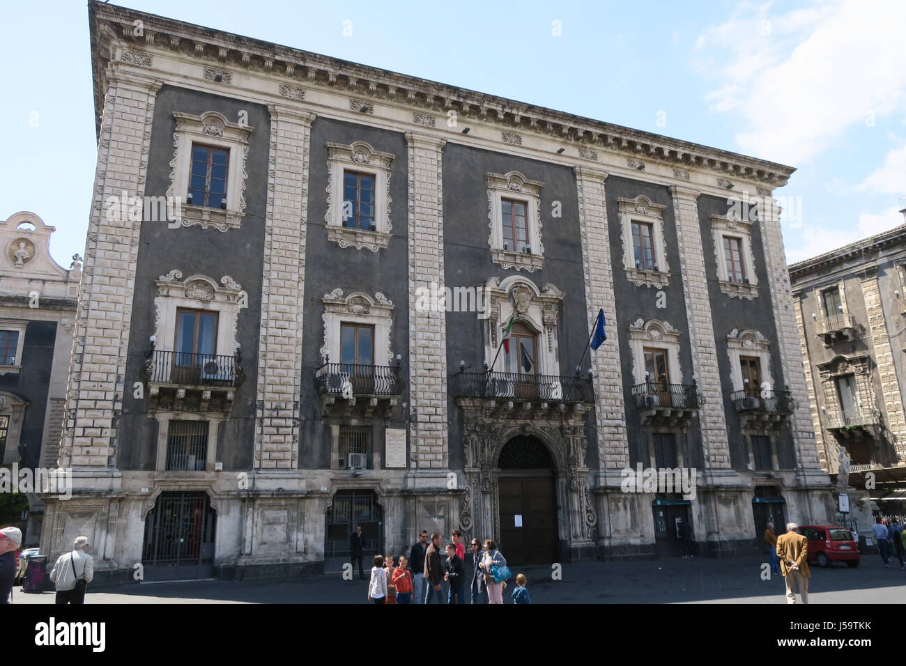 Catania is the capital of the Metropolitan City of Catania Stock Photo ...