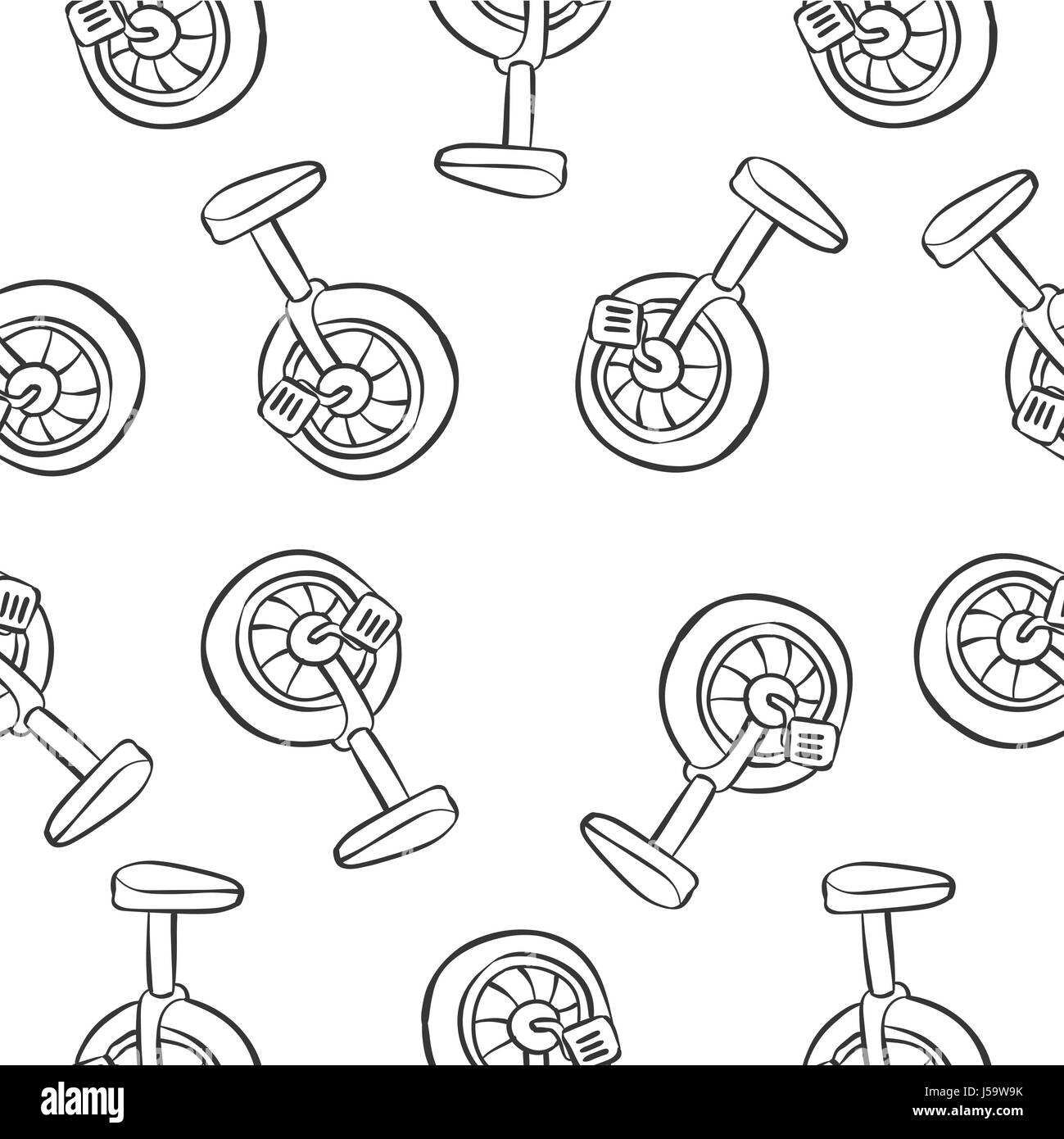 Bike hand draw doodle style Stock Vector Image & Art - Alamy