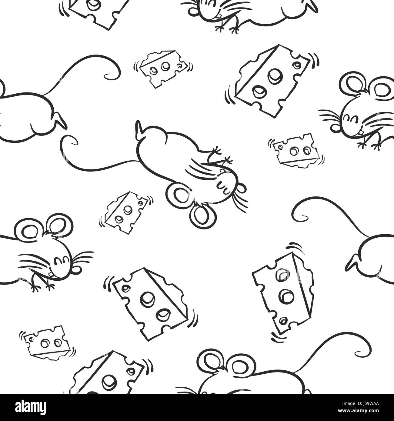 Cheese pattern fabric Black and White Stock Photos & Images - Alamy