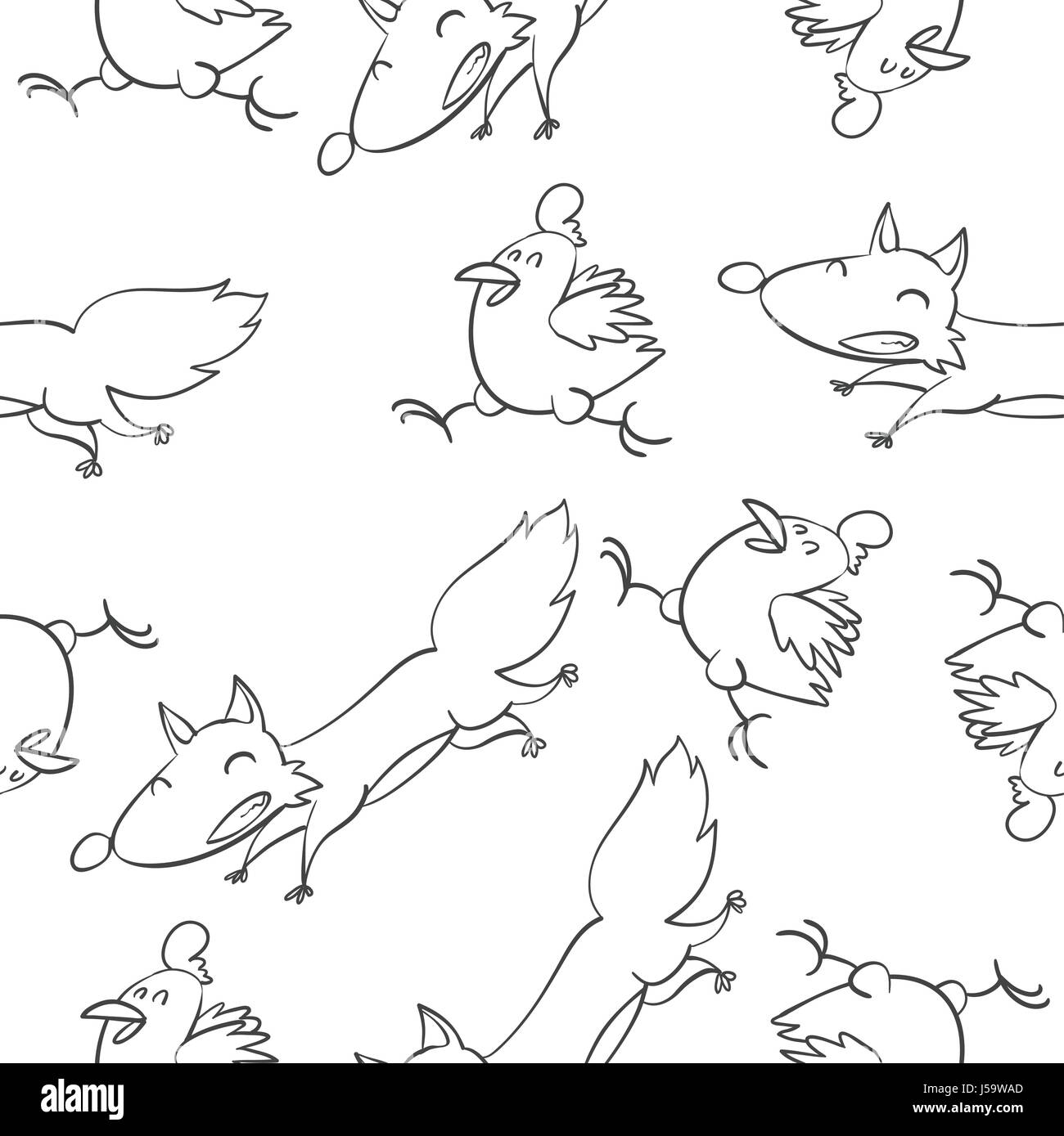 Chicken And Fox High Resolution Stock Photography and Images - Alamy