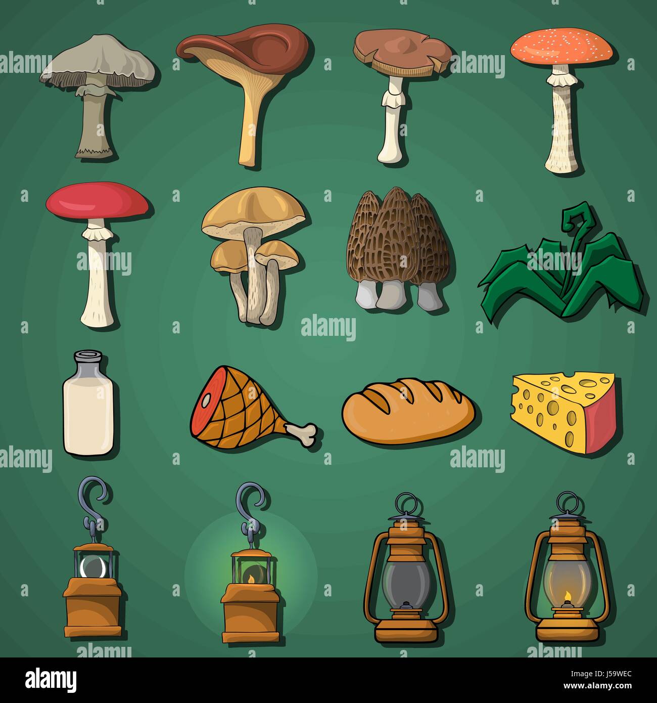 game items. flat illustration Stock Vector Image & Art - Alamy