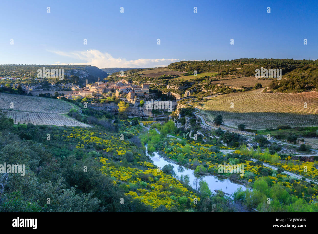 Minerve aude france village hi-res stock photography and images - Alamy