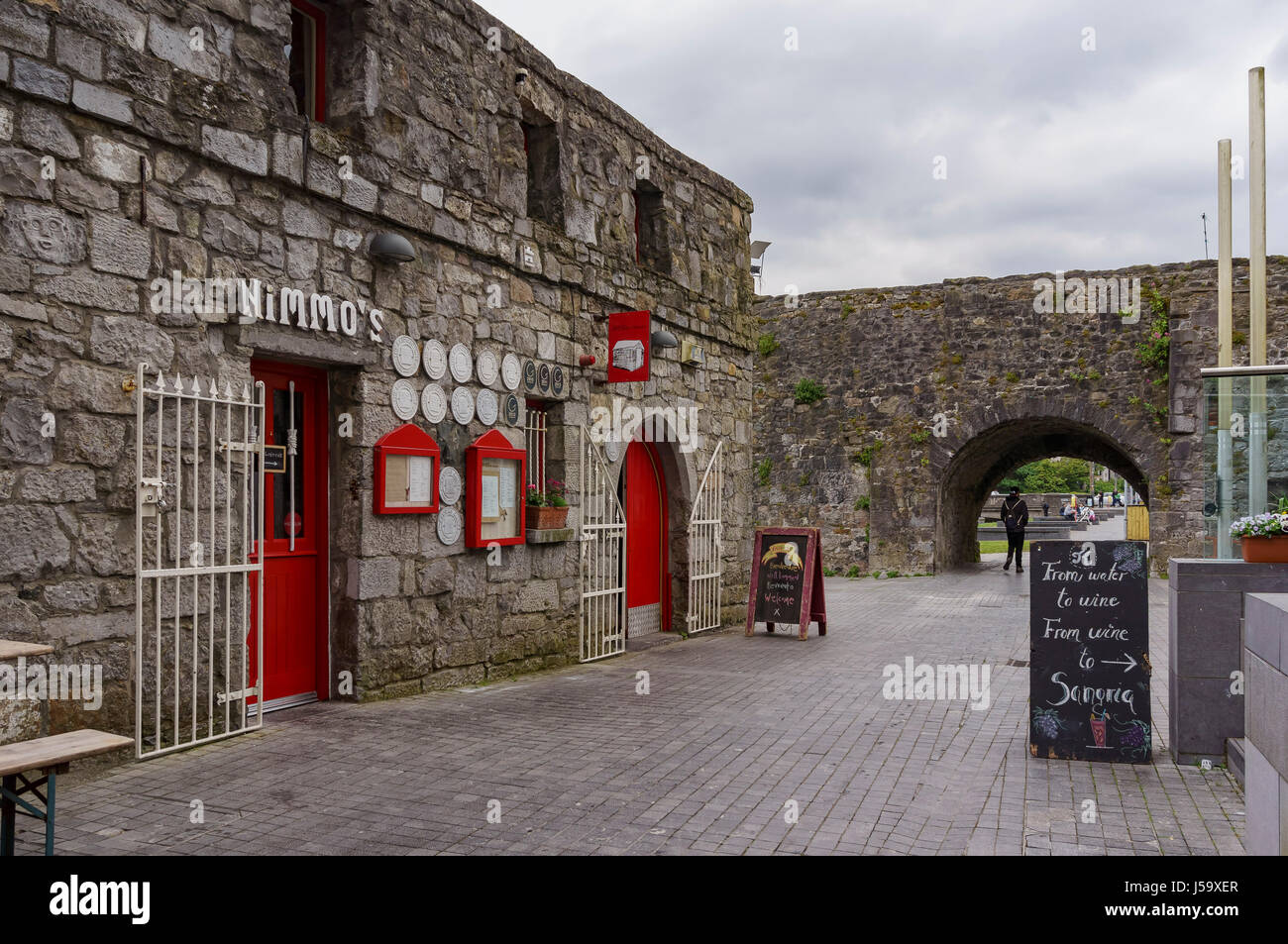 Galway, MAY 6: The Spanish Arch on MAY 6, 2017 at Galway, Ireland Stock ...