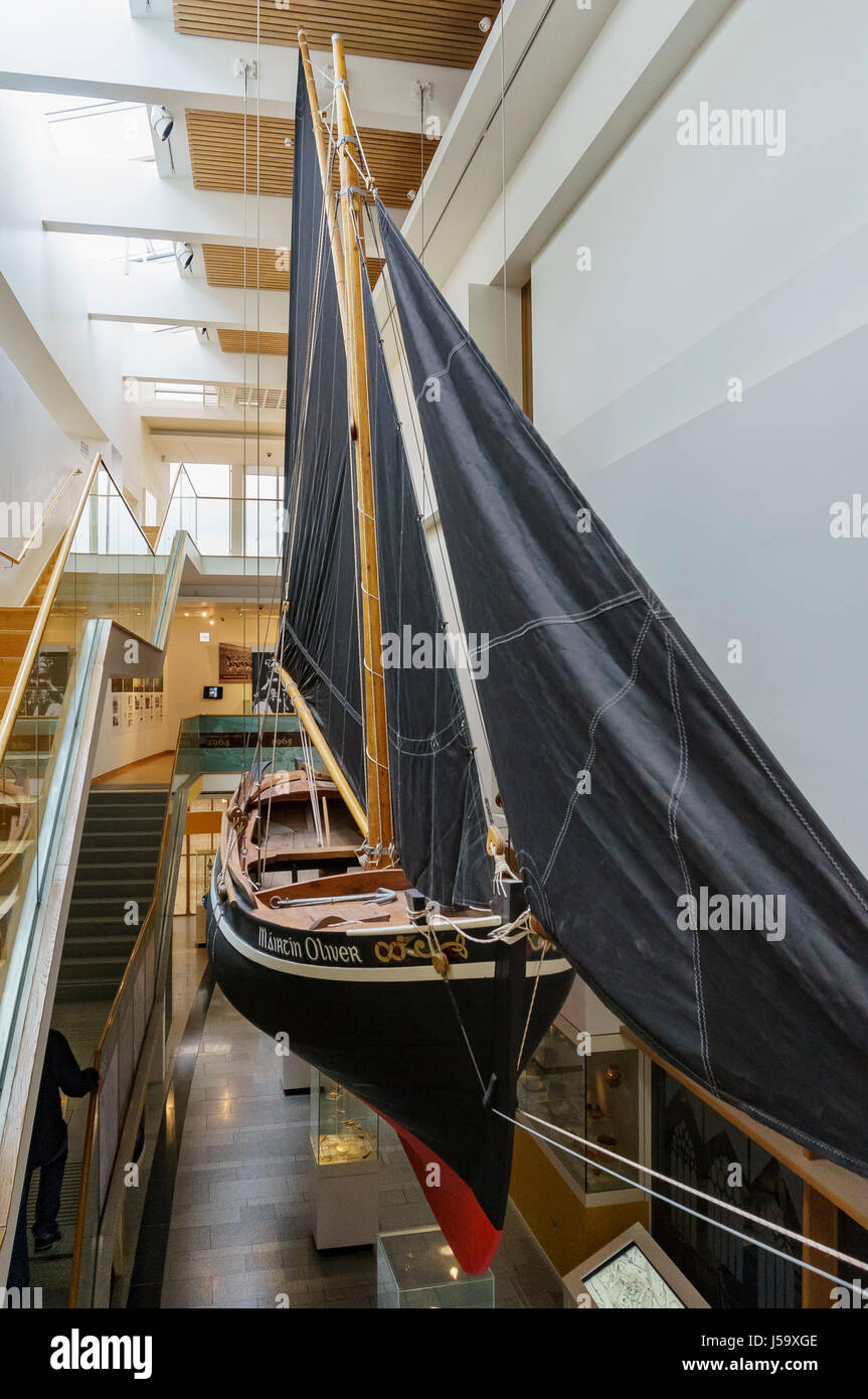 Galway, MAY 6: The interior view of Galway City Museum on MAY 6, 2017 ...