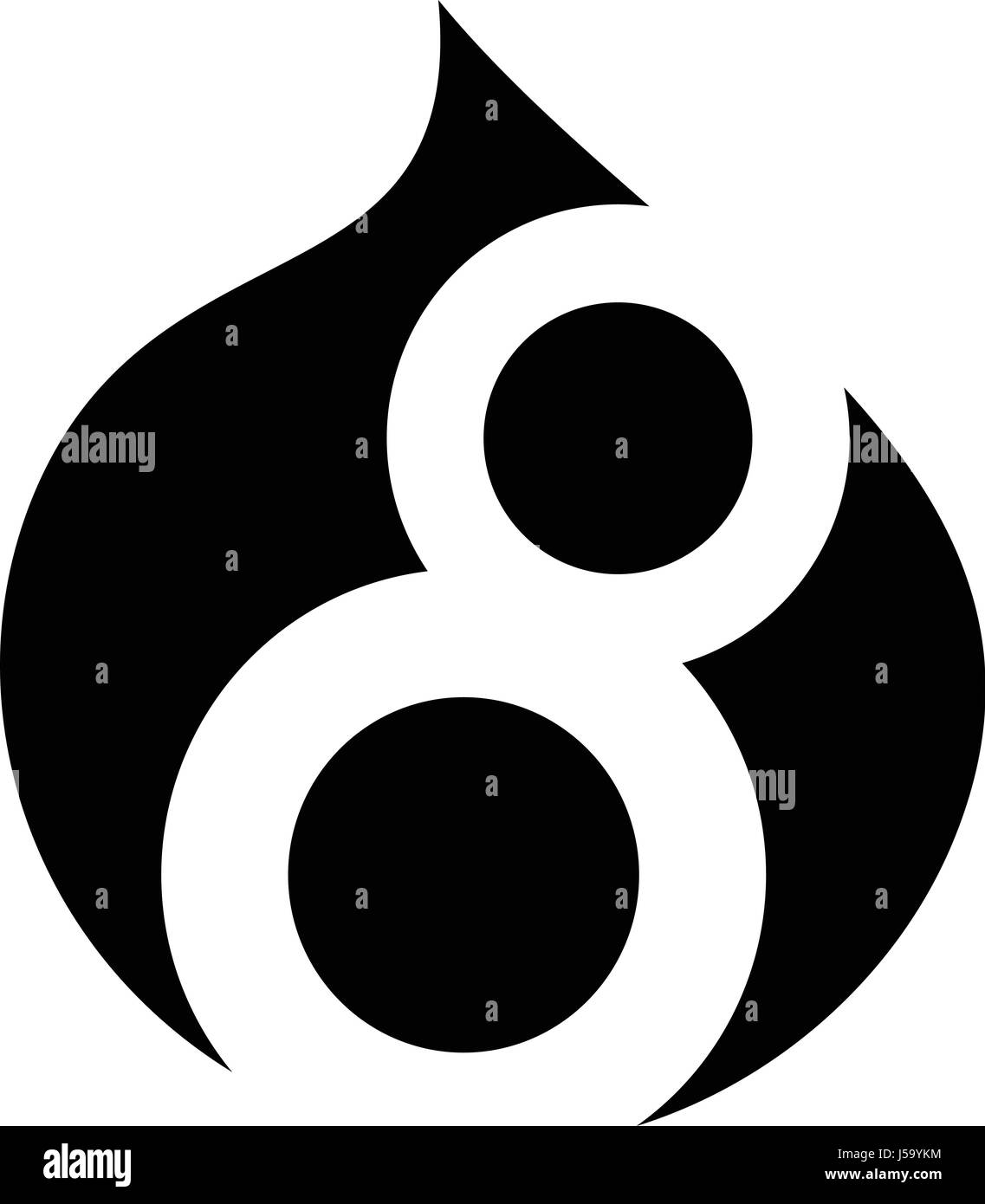 Drupal logo hi-res stock photography and images - Alamy