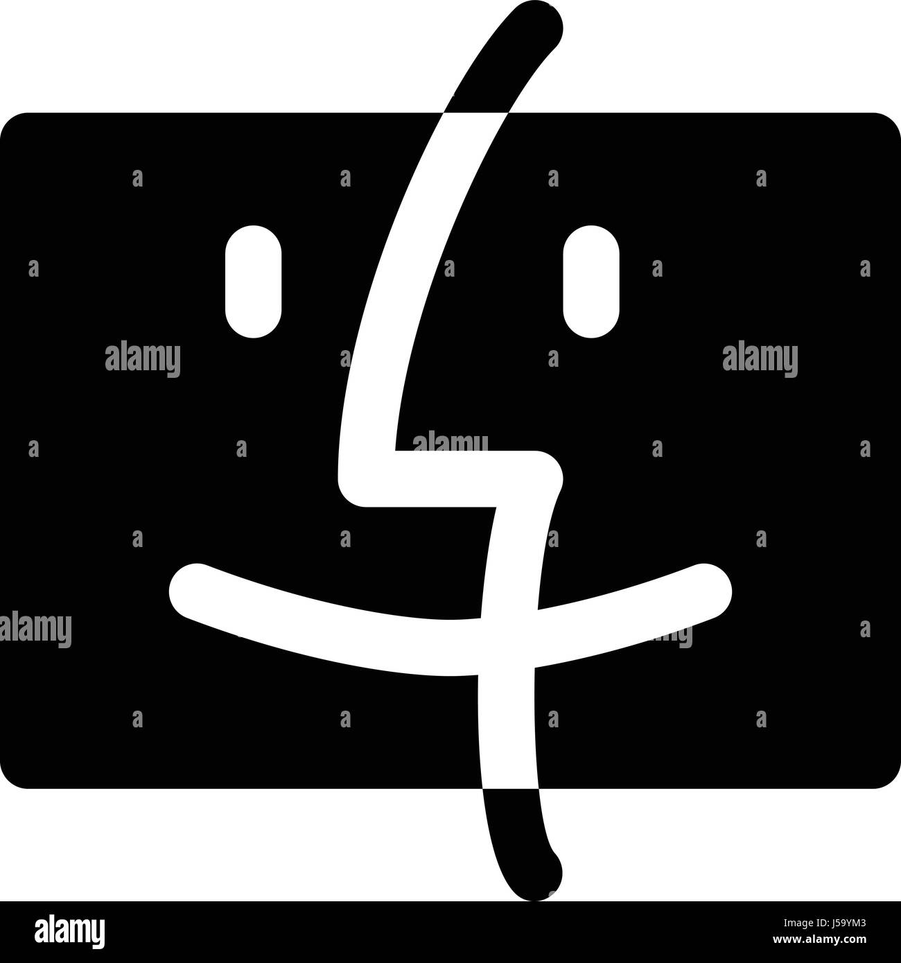 Mac finder Stock Vector Images - Alamy